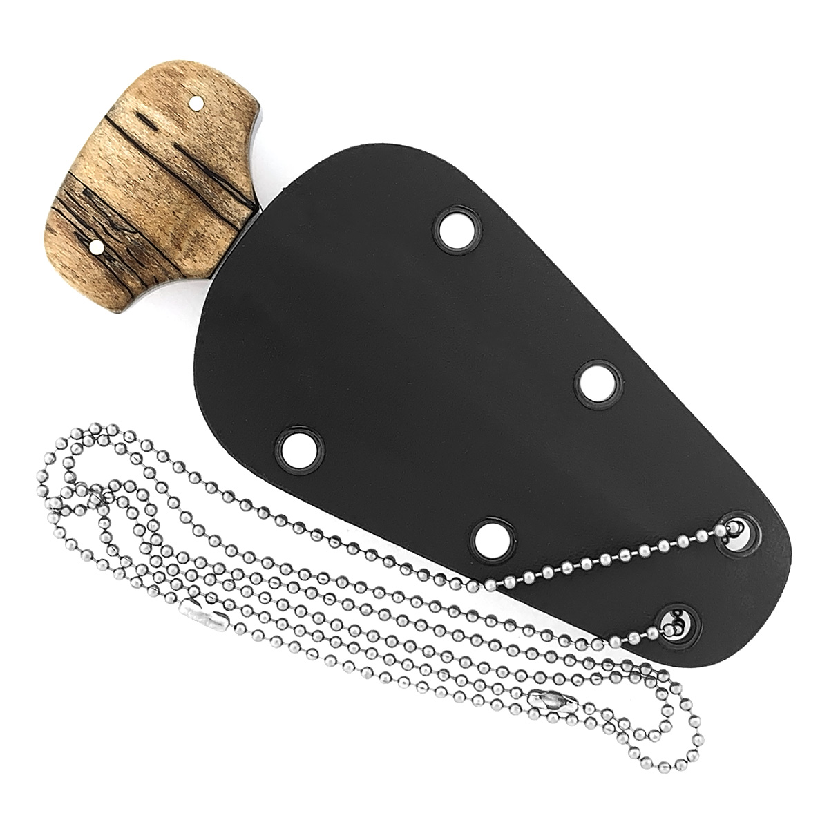 Kim Breed Custom Push Dagger Spalted Maple Wood Handle Nitro V Blade ...