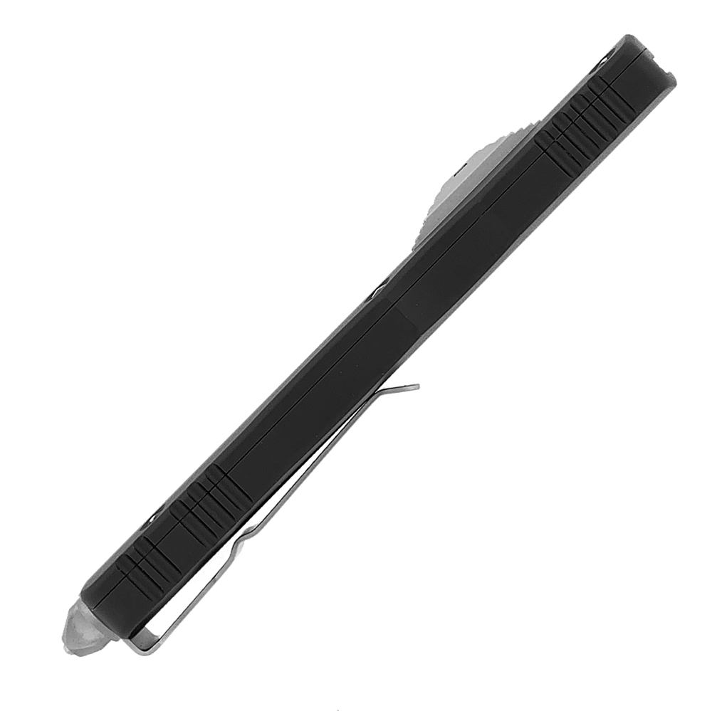 Microtech Dirac Delta D/E Black Stonewash Full Serrated 227-12 ...