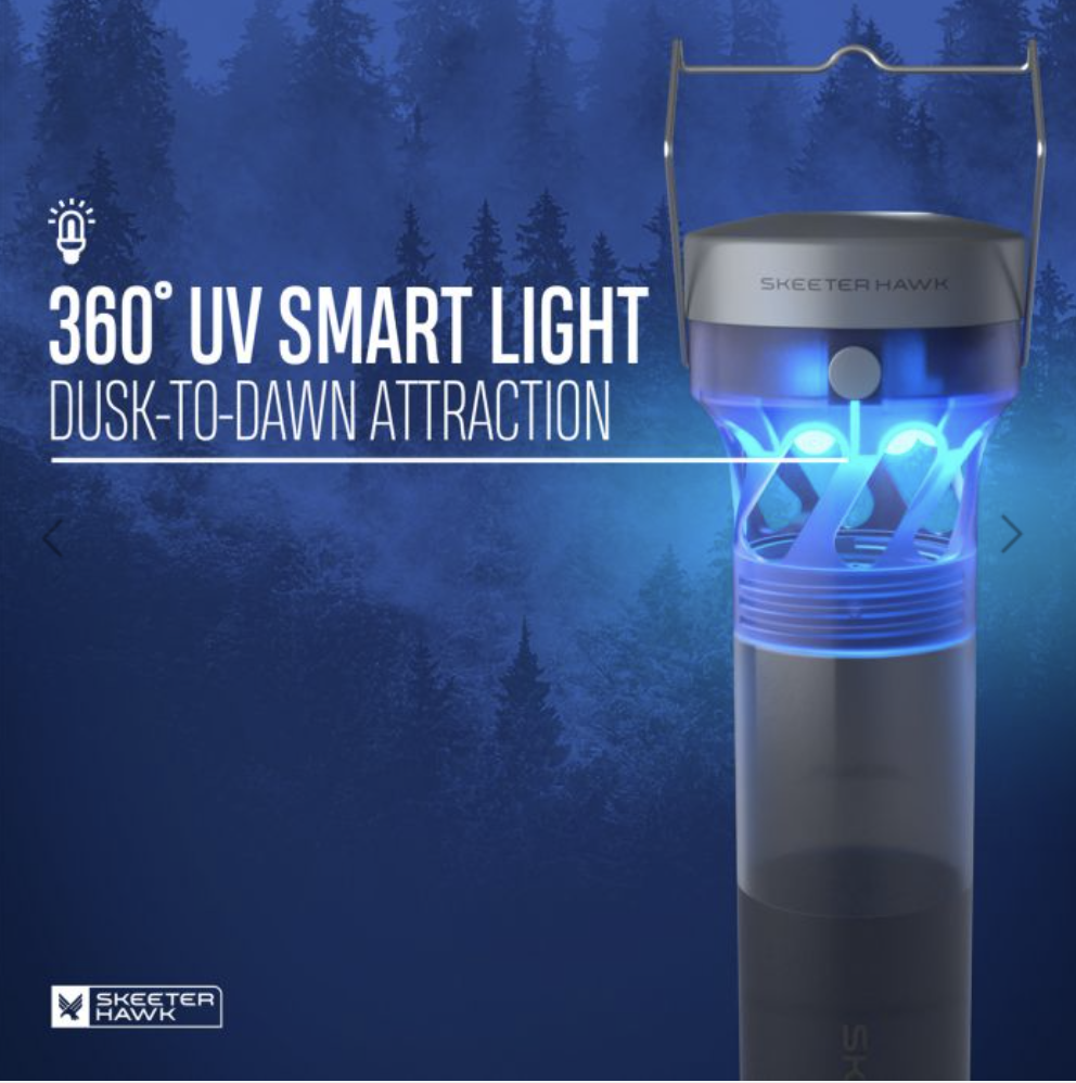 Skeeter Hawk Backyard Flying Insect and Mosquito Natural UV Light Bait ...