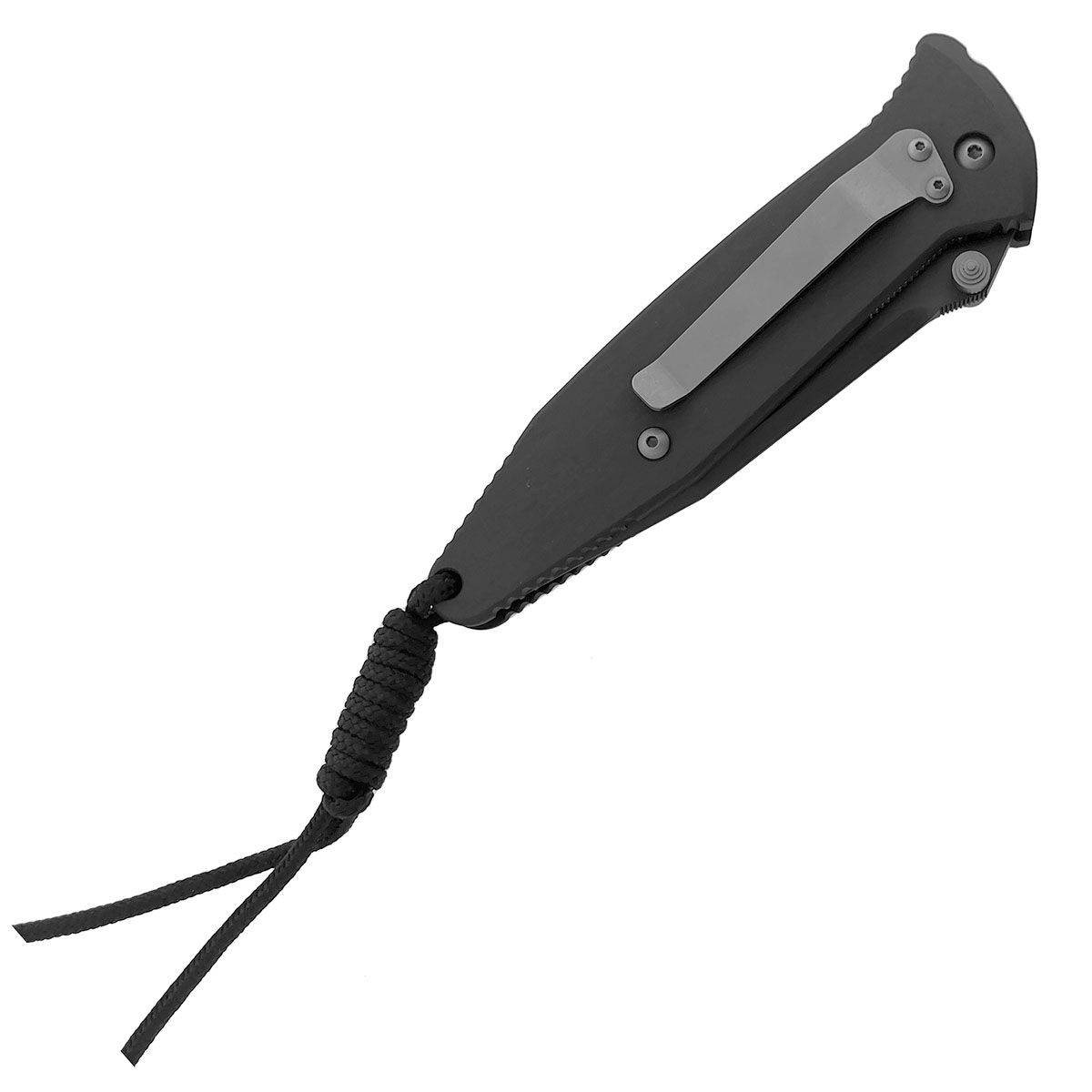 Microtech Socom D/A Auto Clip Point Black Handle Black Standard Blade ...