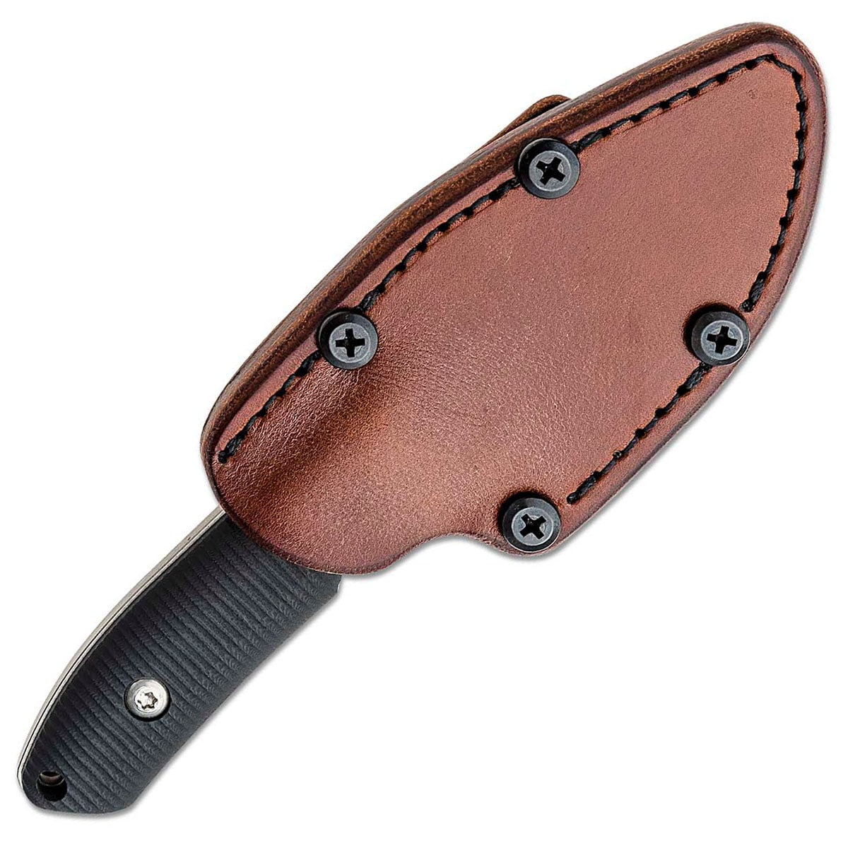 Pro-Tech Les George SBR Fixed Blade Black G-10 Handle Satin Blade ...