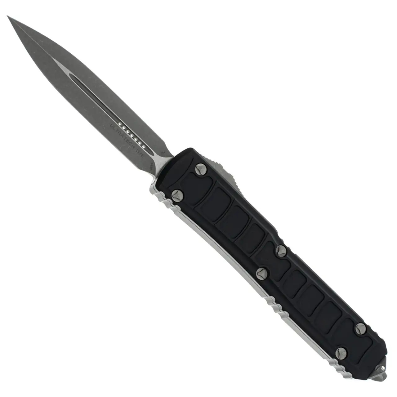 Microtech Ultratech II D/E Black Handle Apocalyptic Standard Blade ...
