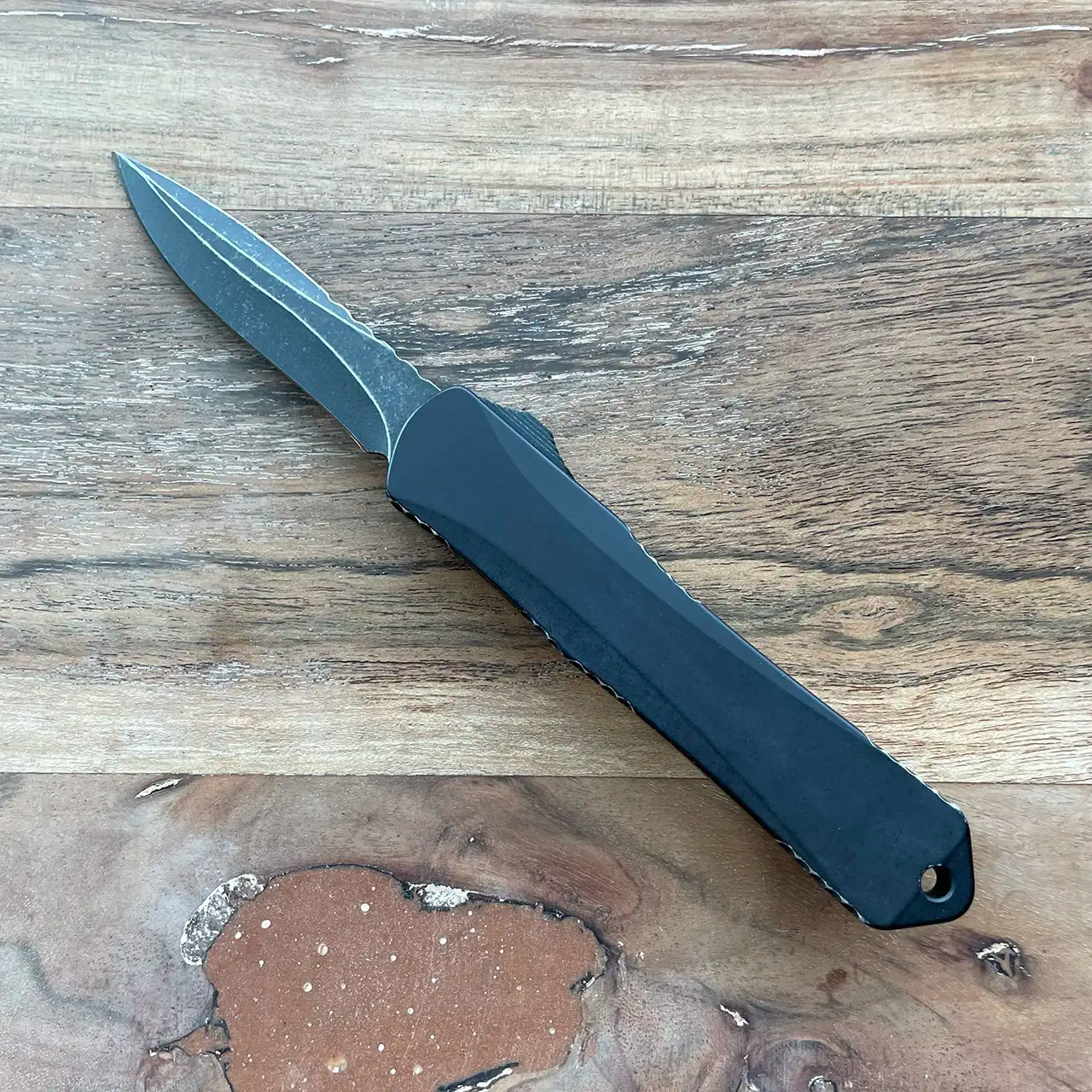 Heretic Knives Manticore S Recurve Battleworn Black Battleworn H025-8A ...