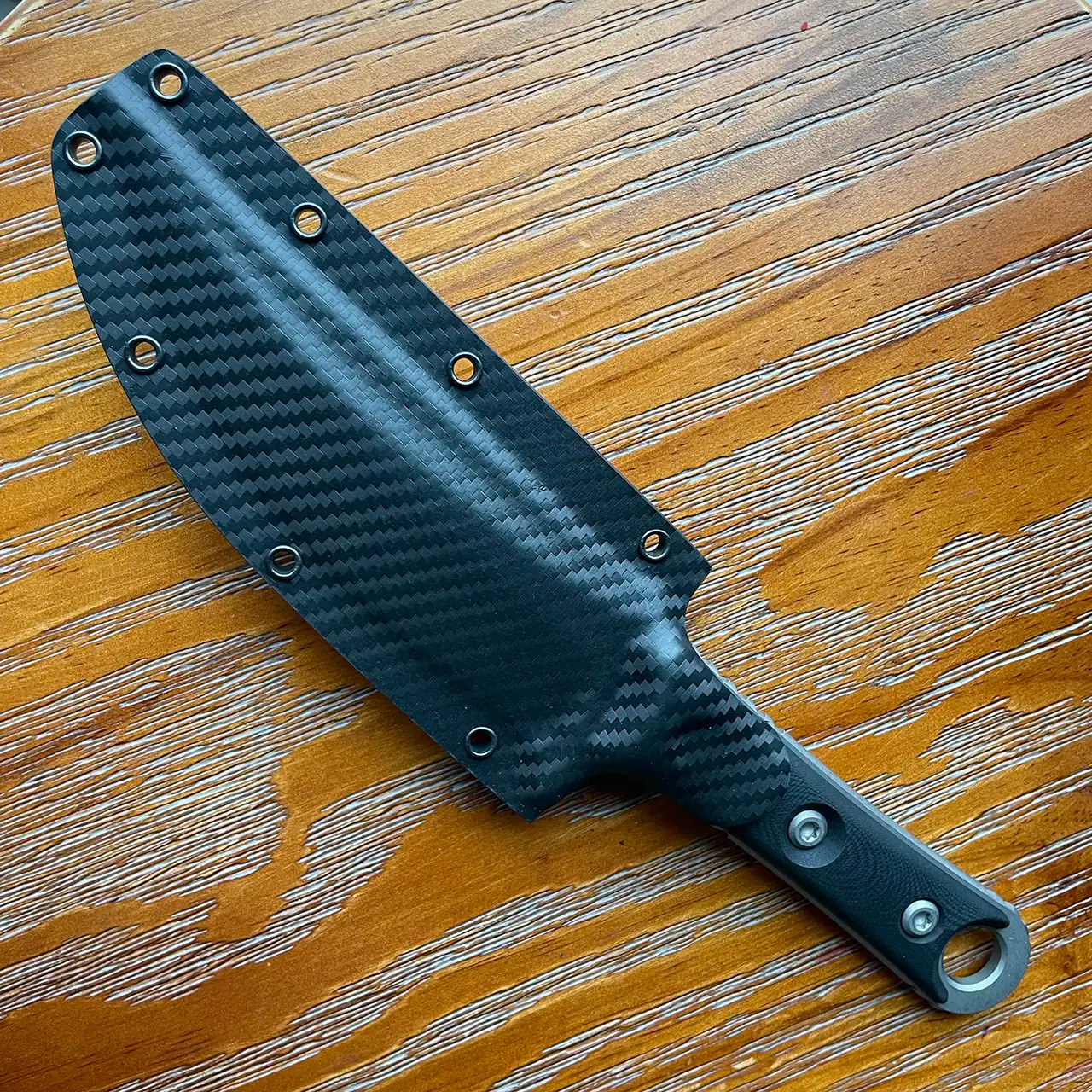 Microtech Borka SBK Fixed Blade S/E Black Handle Apocalyptic Standard ...