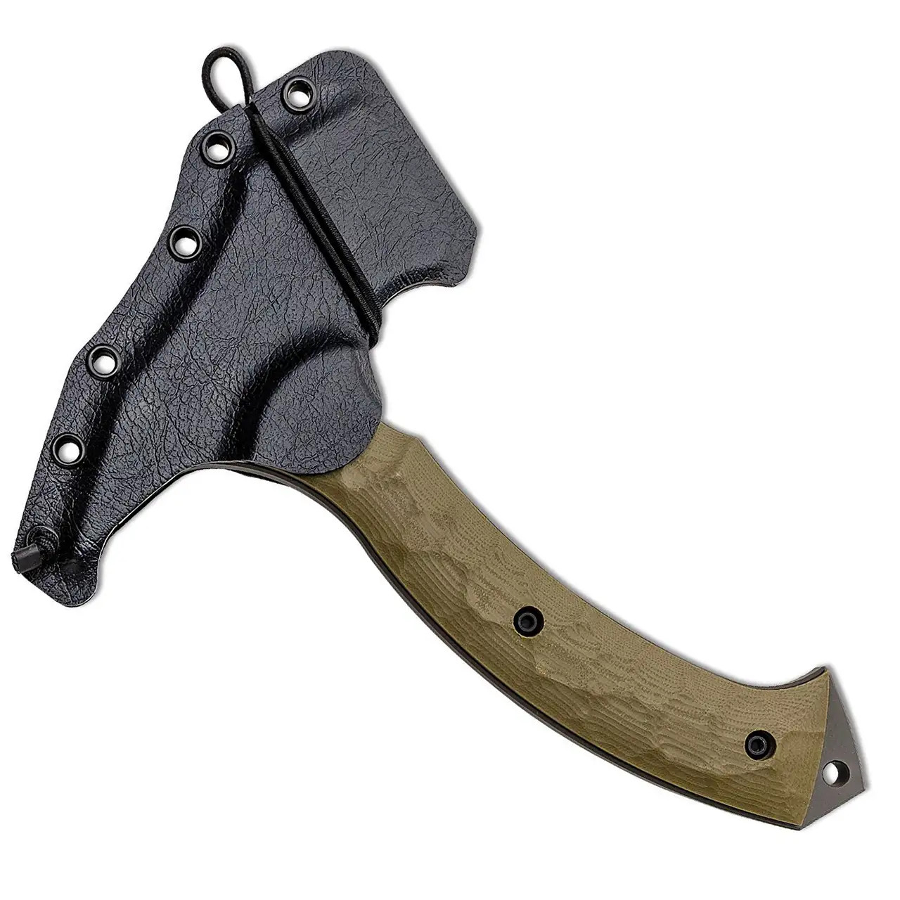 Toor Knives F13 Tommy Tomahawk Ranger Green G-10 Handle Black Head ...