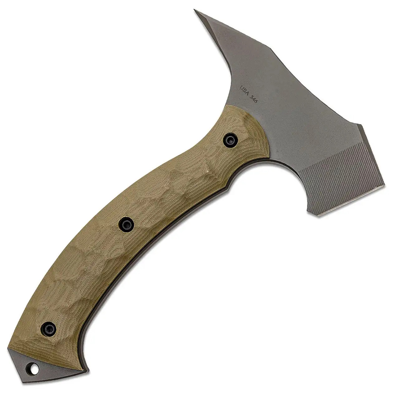 Toor Knives F13 Tommy Tomahawk Ranger Green G-10 Handle Black Head ...