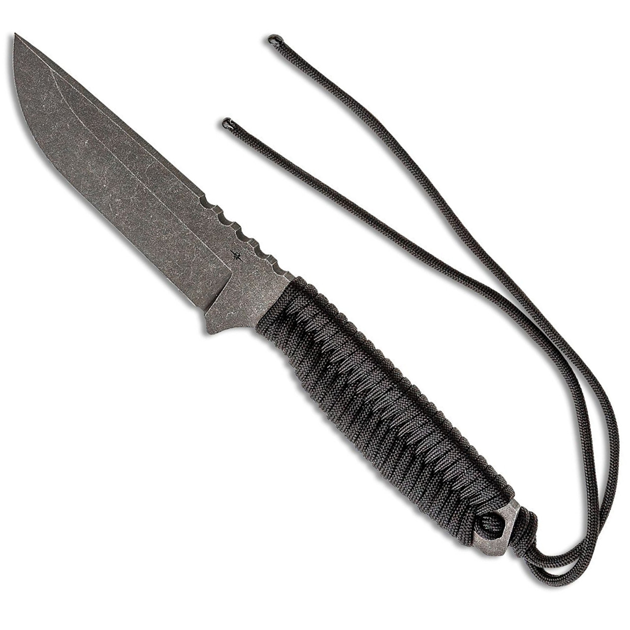 Toor Knives Field 2.0 S Fixed Blade Black Paracord Handle Shadow Black ...