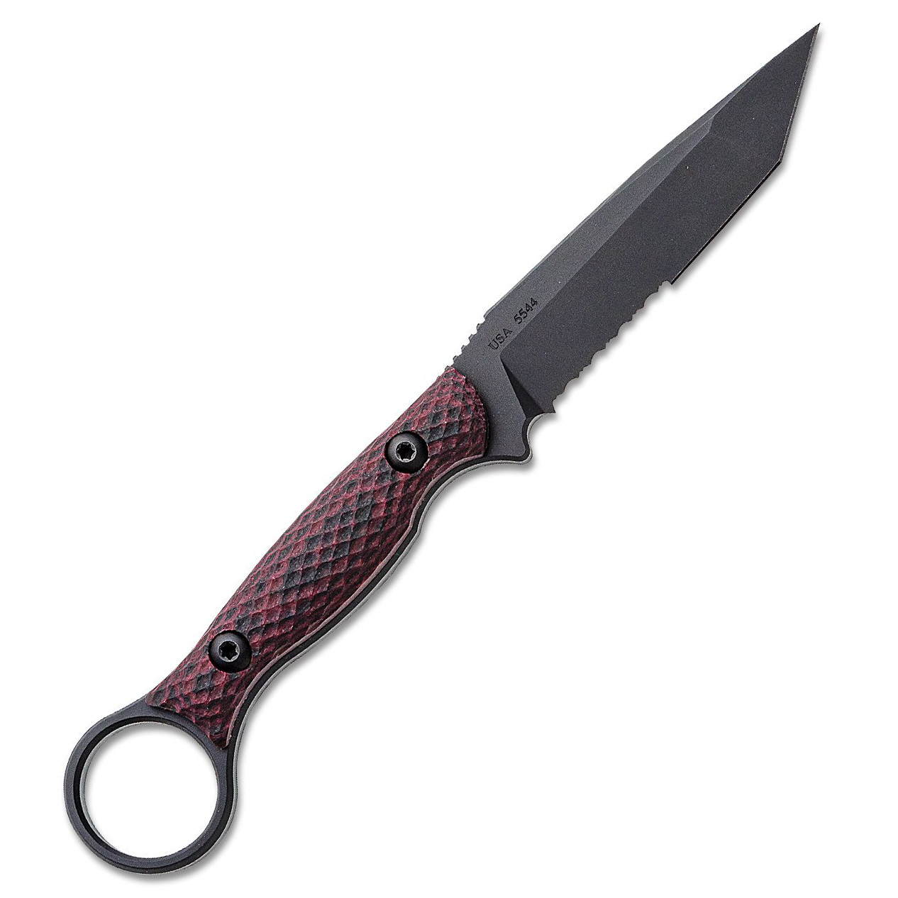 Toor Knives Serpent Venom Fixed Blade Red/Black G-10 Handle Shadow ...