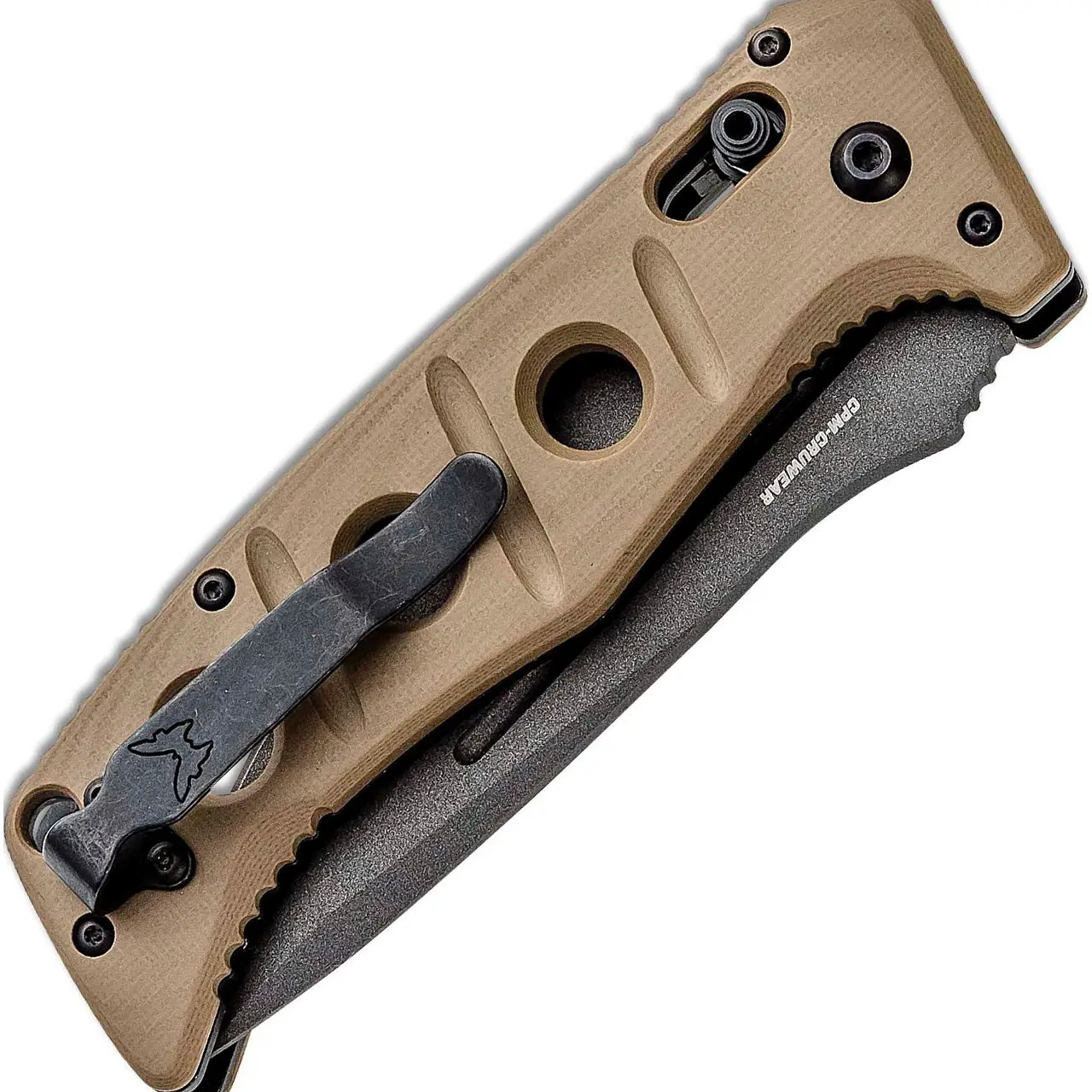 Benchmade Auto Adamas Axis Lock Desert Tan G10 Handle Drop Point ...