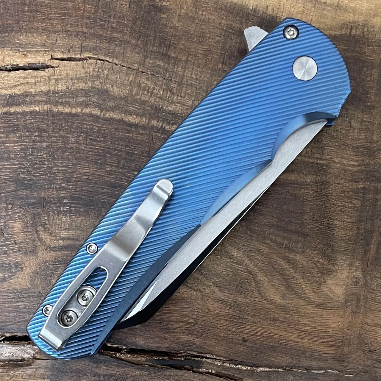 Pro-Tech Malibu Custom Button Lock Flipper Reverse Tanto 3D Machined ...