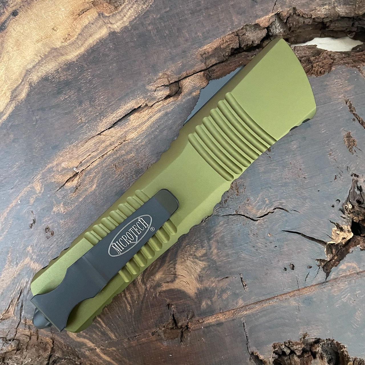 Microtech Combat Troodon S/E OD Green Handle Black Standard Blade 143 ...