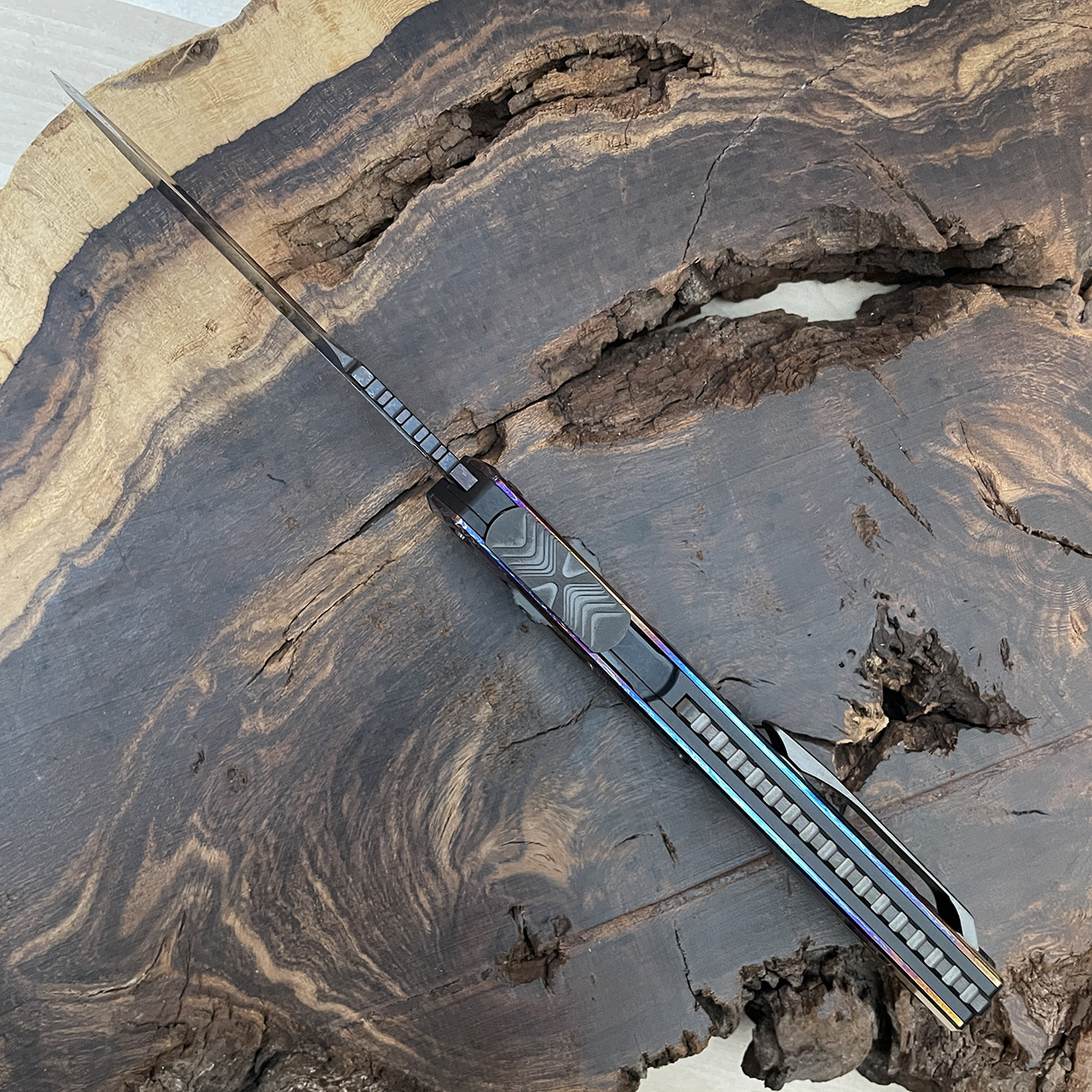 Marfione Customs Glykon Bayonet Hefted Black Alloy w/ Galatic Acid ...