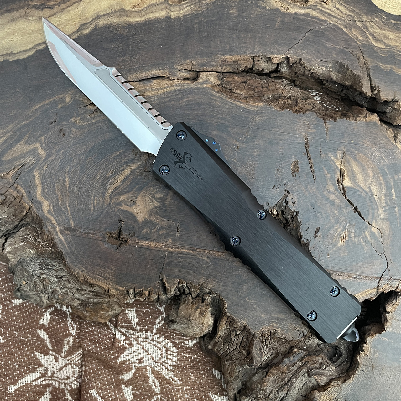 Marfione Custom Combat Troodon Interceptor Hefted Black Alloy Handle ...