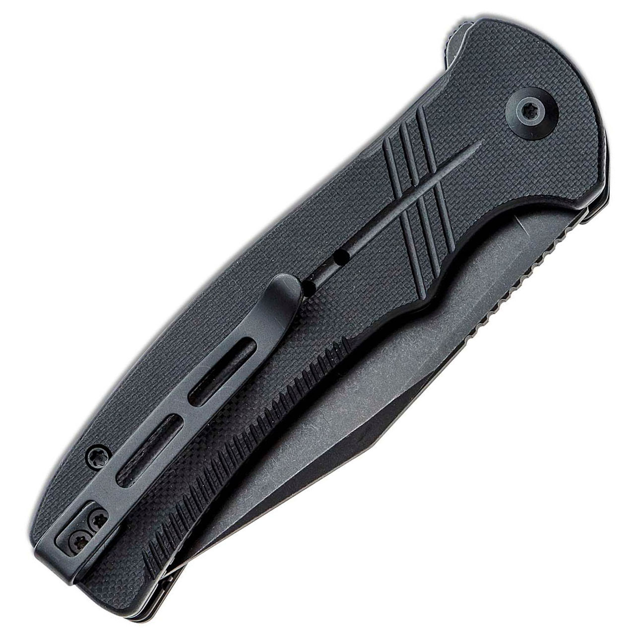 Civivi Cogent Button Lock Black G10 Handle Blackwashed Blade C20038D-1 ...