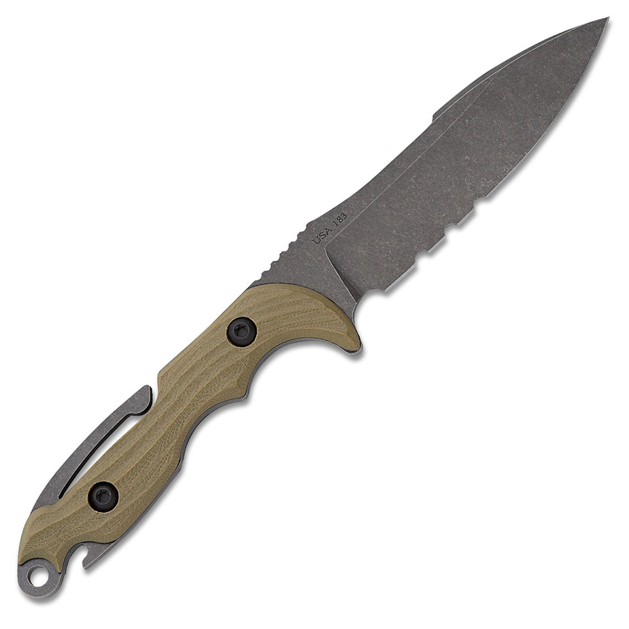 Toor Knives M.U.F. Diver Maritime Utility Dive Knife Covert Green G10 ...