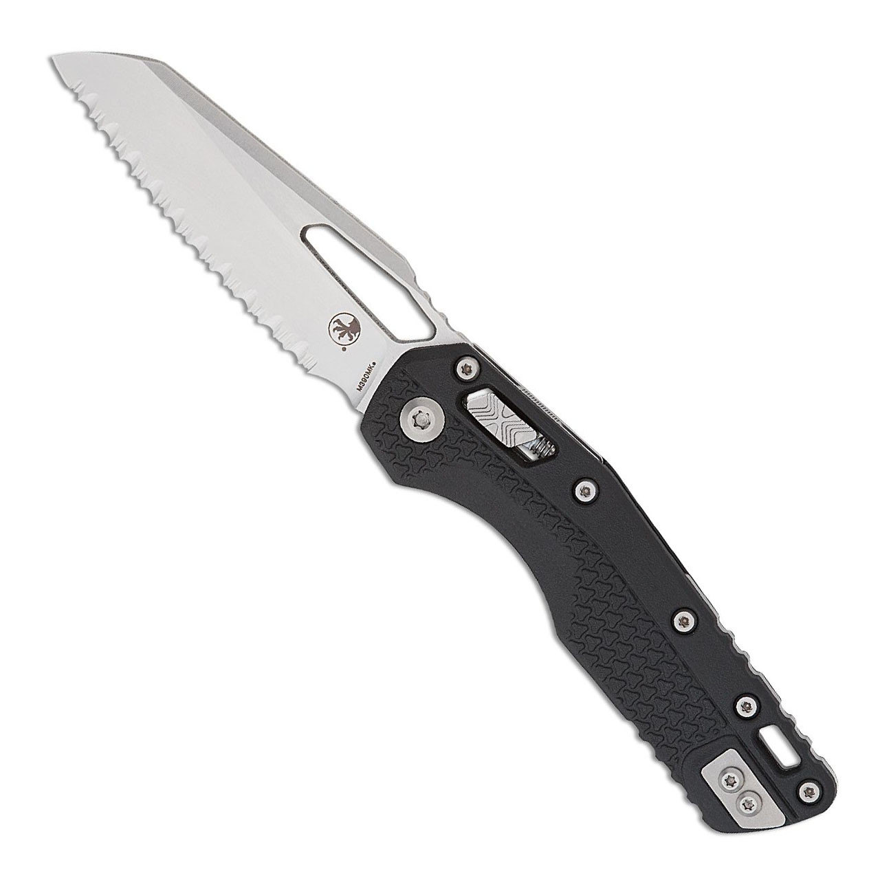 Microtech MSI RAM-LOK S/E Black Tri-Grip Polymer Black Stonewash Full ...
