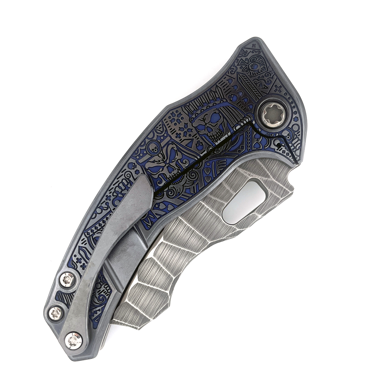 Borka Blades x Ti2Design Shylock Kingsman Blue/Black Hula | American ...