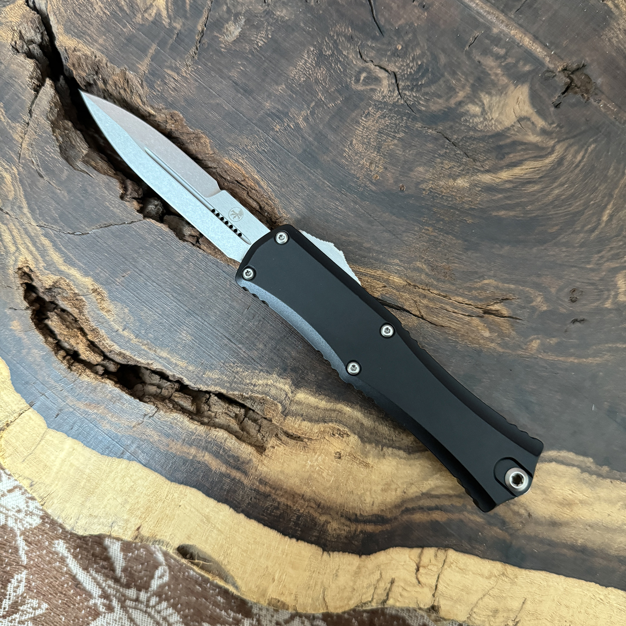 Microtech Hera II Mini Bayonet Black Stonewash Standard Proof Run 1701M ...