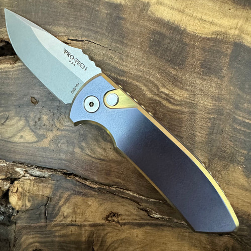 Pro-Tech Les George 2023 SBR Custom 001 Two-Tone Blue w/ Bronze ...