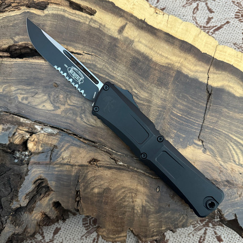 Microtech Combat Troodon S/E Gen III Black Tactical Serrated 1143-2T ...