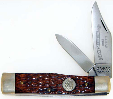 Ka-Bar Large Gunstock Trapper Collector's Club 3943 | American Edge Knives