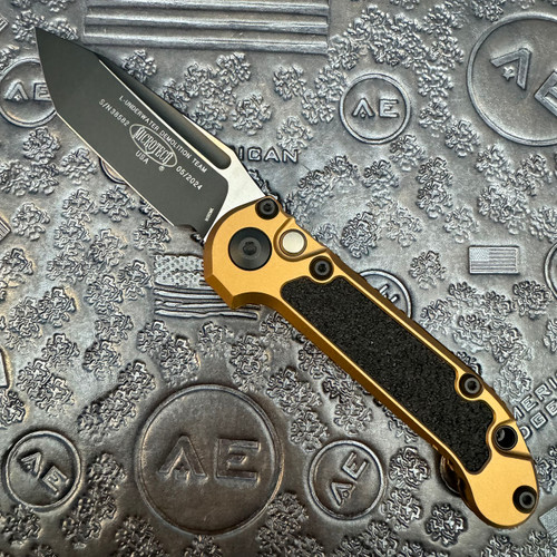 Microtech LUDT T/E Gen III Tan Black Standard 1136-1TA | American Edge ...