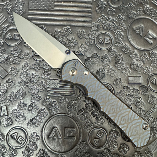 Chris Reeve Large Inkosi Lasered Japanese Clouds Titanium Frame Lock ...