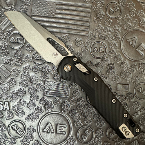 Microtech MSI RAM-LOK Fluted Black Aluminum Handle Stonewash 210-10FL ...