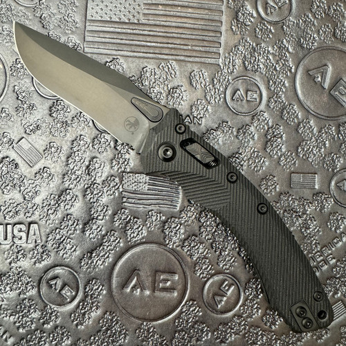 Microtech Amphibian RAM-LOK S/E Black Fluted G-10 DLC Blade AE Custom ...