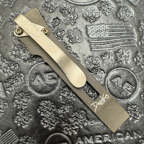 Demko Maverick Customs Shark Lock Titanium Pry Bar #49 | American Edge ...
