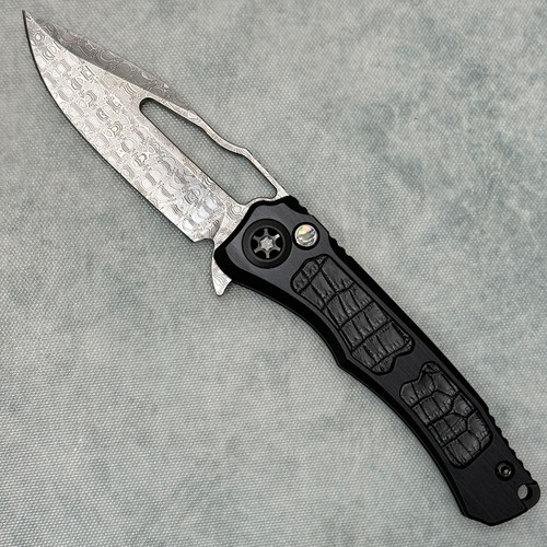Heretic Knives Custom Wraith V4 Manual Bowie Hefted Aluminum Handle W