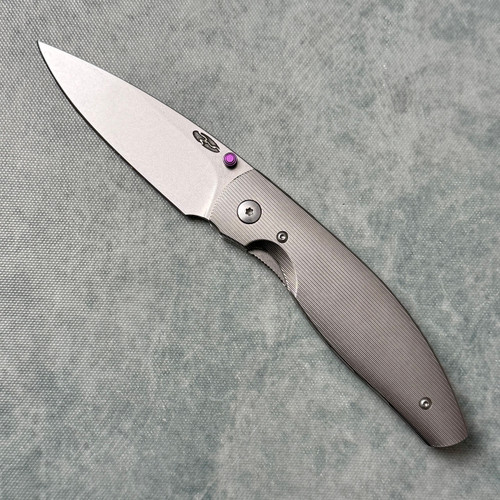 Three Rivers Manufacturing TRM Atom Liner Lock 3D Titanium Scales ...