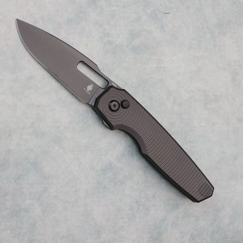Kizer Dogfish Button Lock Black Handle Black Blade V3640C1 (Pre-owned ...