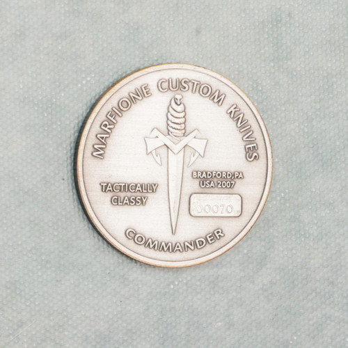 Marfione Custom/Emerson Knives Challenge Coin Commander .999 Fine ...
