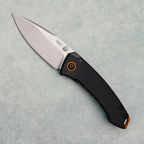 Columbia River Knife And Tool CRKT Tuna Compact Frame Lock Black G10 ...