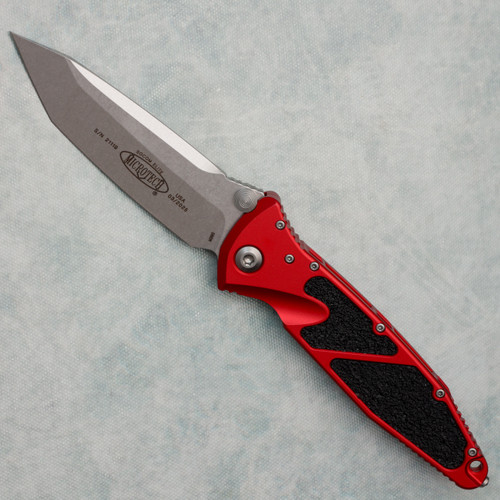 Microtech Socom Elite Manual T/E Red Stonewash Standard 161-10RD ...