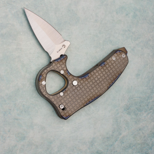 Reate EXO-D Push Dagger Gravity Knife Flame Titanium Frag Patterned ...