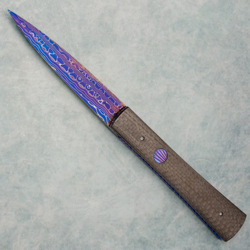Vallotton Custom Ice Pick Dual Action Carbon Fiber Handles Blued ...