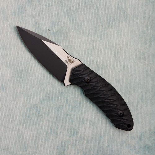 Skallywag Tactical Crows Nest Fixed Blade Black G10 Handle Two Tone ...