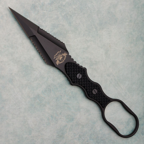 Skallywag Tactical Professional Guardian Dagger Black G10 Handle Black ...