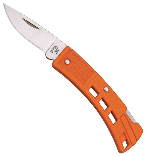 Buck 425 Mini Buck BuckBrite Lock Back Orange | American Edge Knives