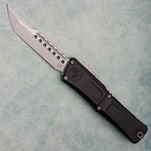 Microtech Combat Troodon Gen III Hellhound Black Handle Stonewash ...