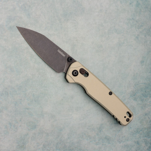 Kershaw Bel Air DuraLock Bright Nickel Cerakote Aluminum Handle ...