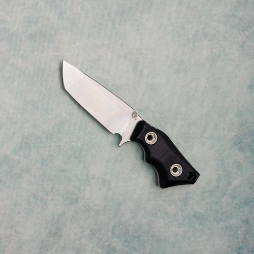Medford Micro Tanto Pro Series Fixed Blade Black G10 Handles Tumbled ...