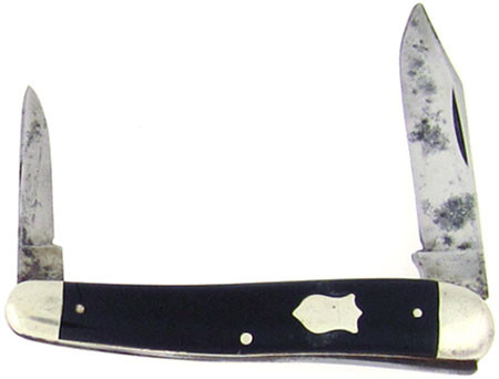 Keen Kutter Antique Serpentine Pen Knife Black O2436 | American Edge Knives