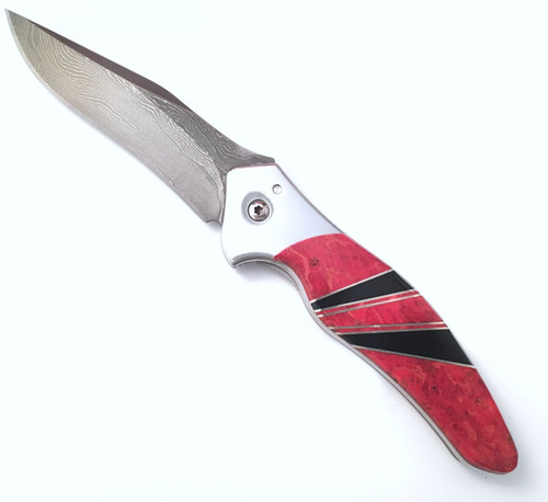 Kershaw Santa Fe Stoneworks Shallot Assisted Frame Lock Red Coral Black ...