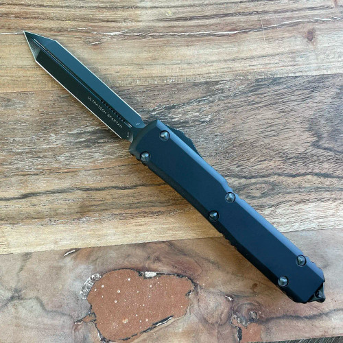 Microtech Ultratech Spartan Black DLC Standard DLC Hardware Signature ...