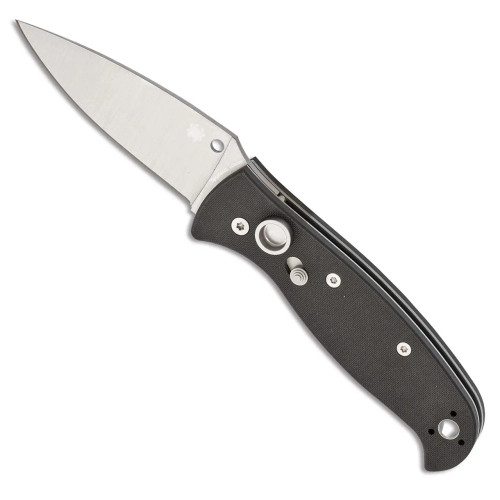 Spyderco Autonomy 2 Auto Black G-10 Handles Satin LC200N Blade C165GP2 ...
