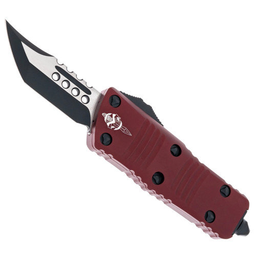 Microtech Mini Troodon Hellhound Merlot Black Standard Signature Series ...