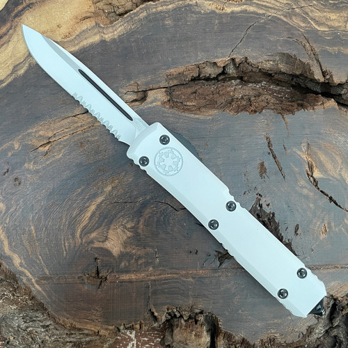 Microtech Ultratech S/E Storm Trooper White Serrated Deep Engraved 121 ...